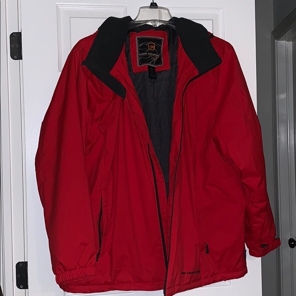 Free Country | Jackets & Coats | Mens Red Coat | Poshmark